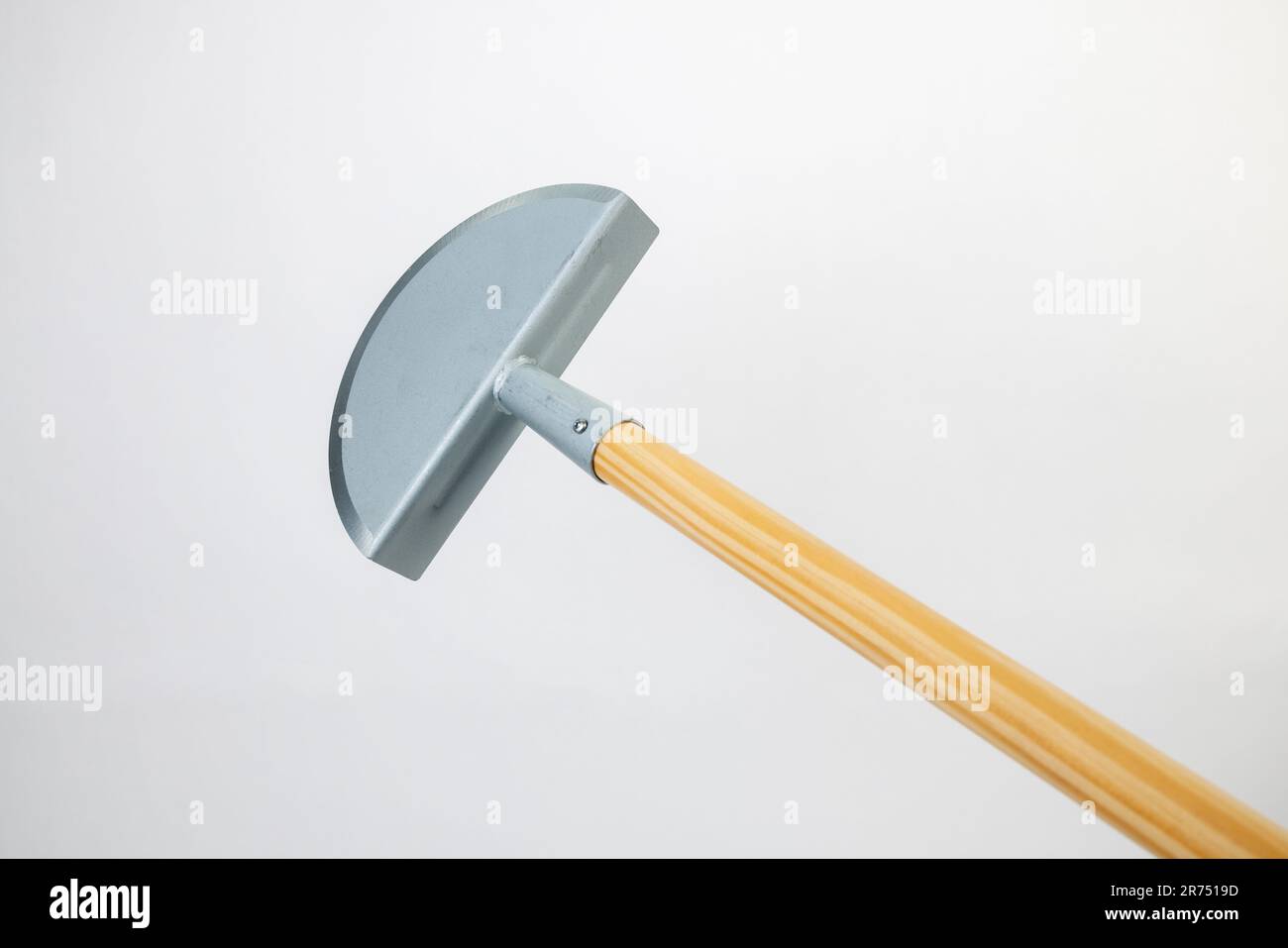 Lawn edger, silver, garden helper, detail, white background Stock Photo ...