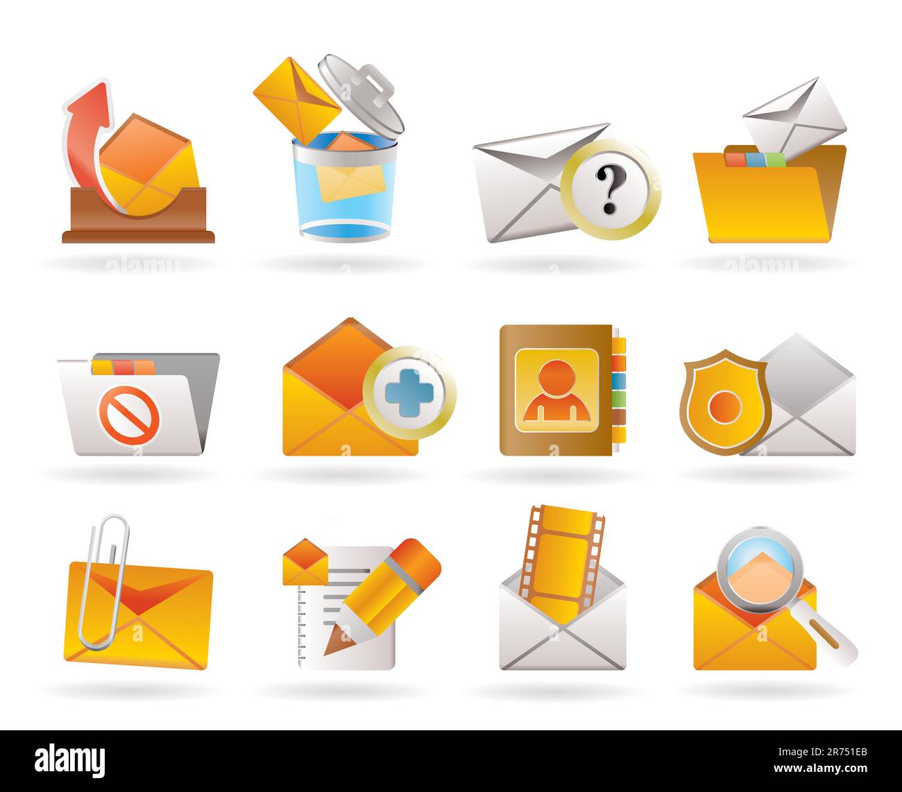Message archive Stock Vector Images - Alamy
