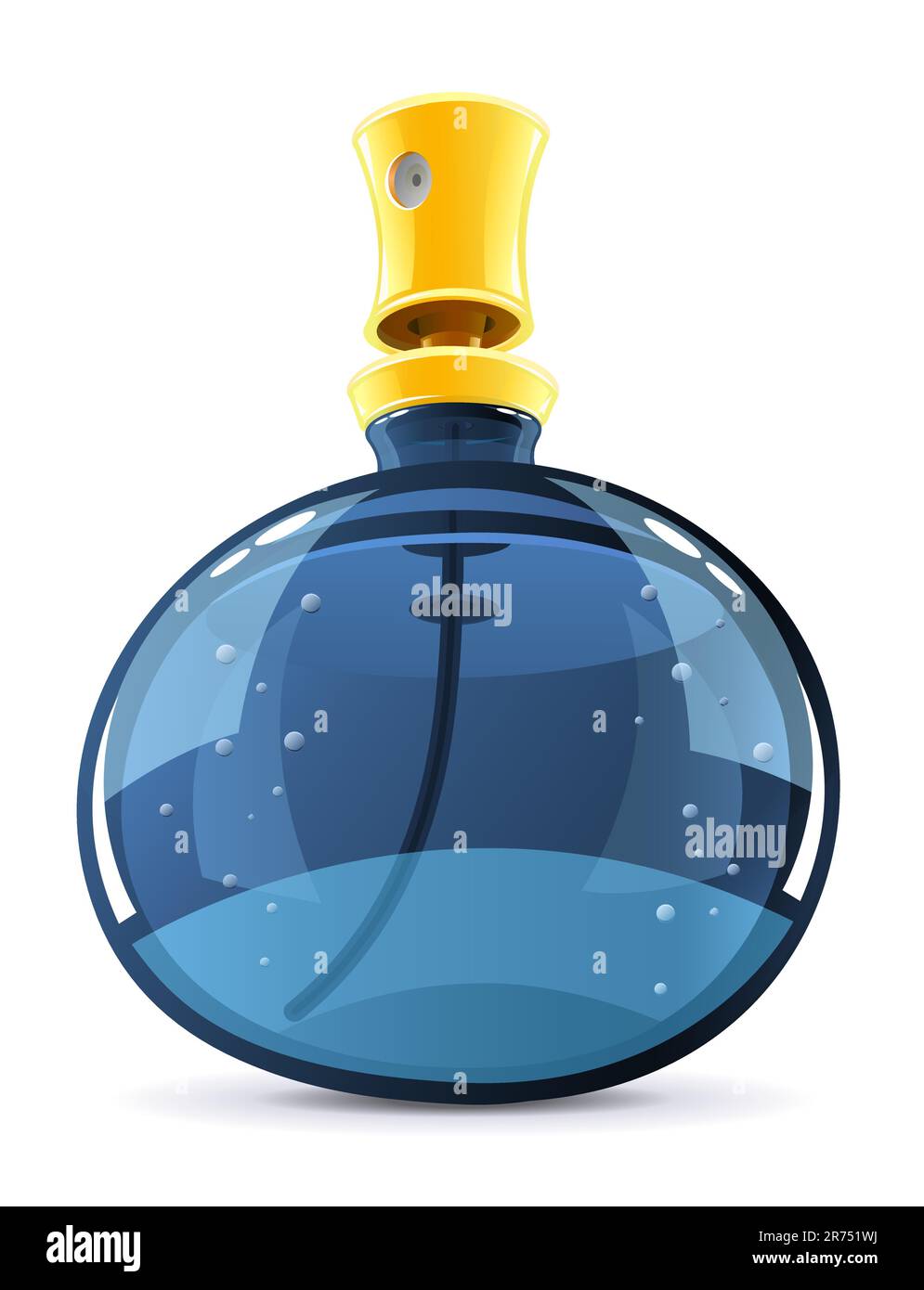 Transparent glass bottle fragrance Stock Vector Images - Alamy