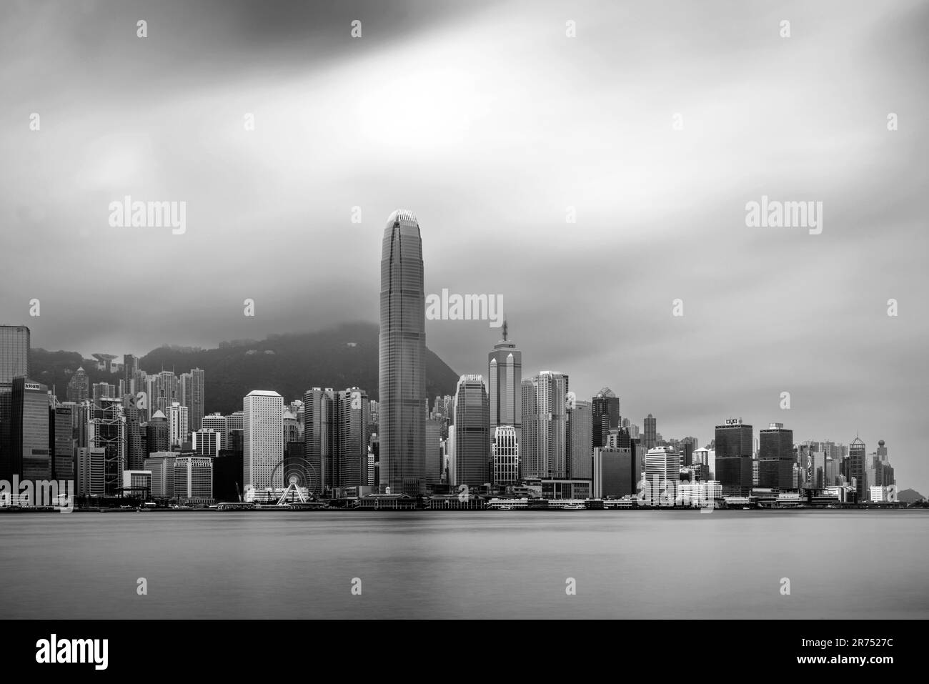 Victoria Harbour and The Hong Kong Island Skyline, Hong Kong, China ...