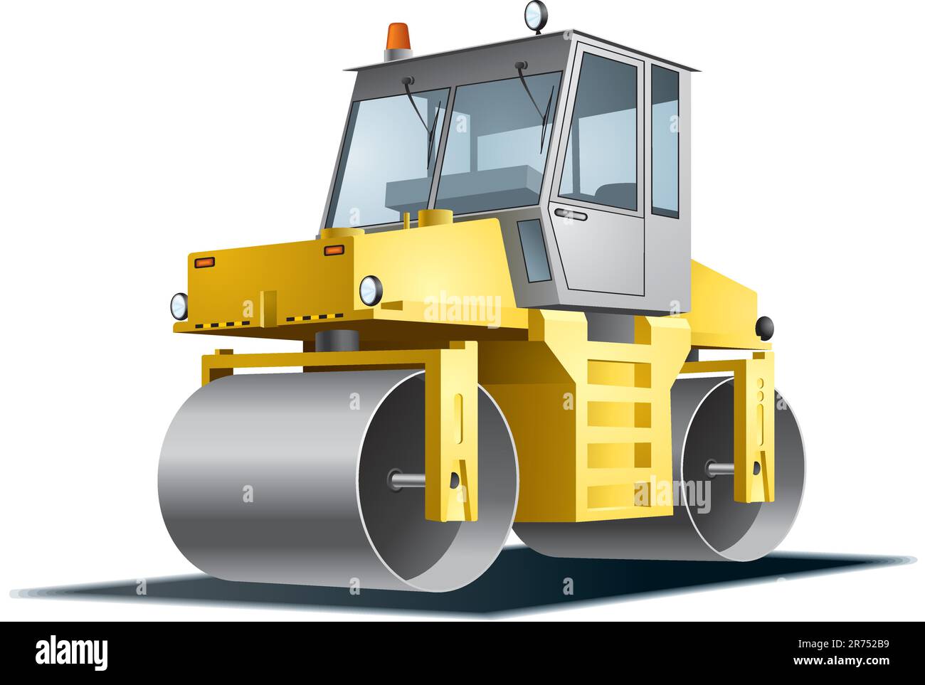 Road roller vector Stock Vector Image & Art - Alamy