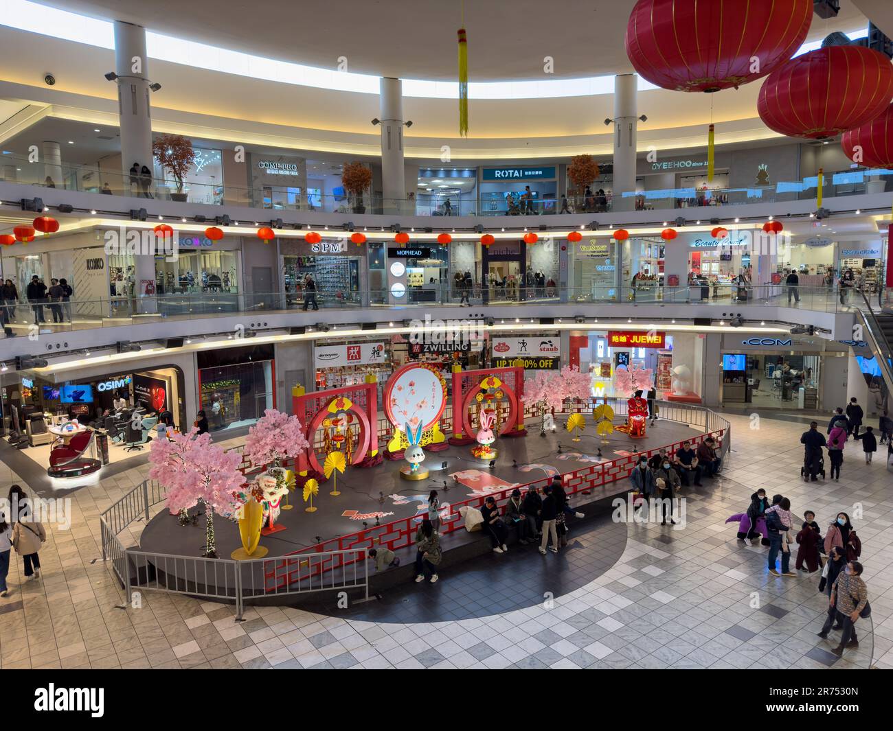 The Aberdeen Mall in Richmond BC celebrating Chinese New Year, Year of ...