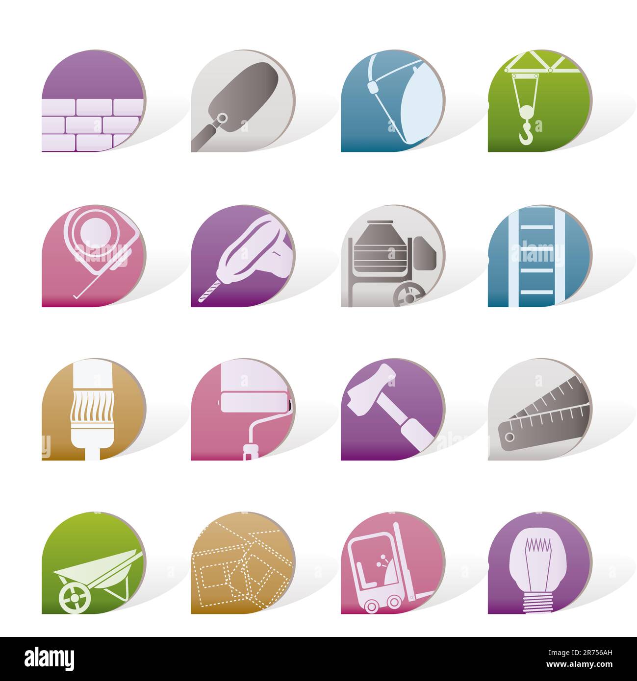 Construction site plan Stock Vector Images - Alamy