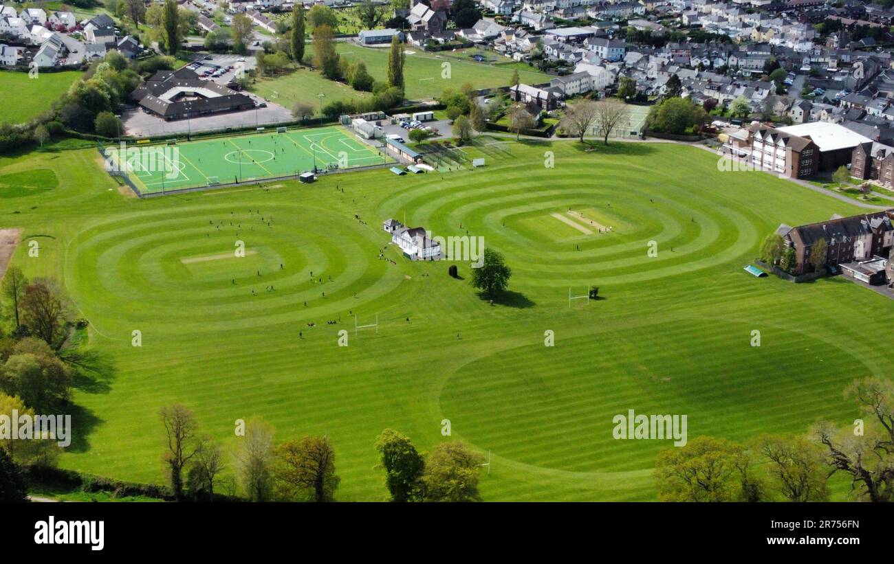 Football pitch view aerial hi-res stock photography and images - Alamy