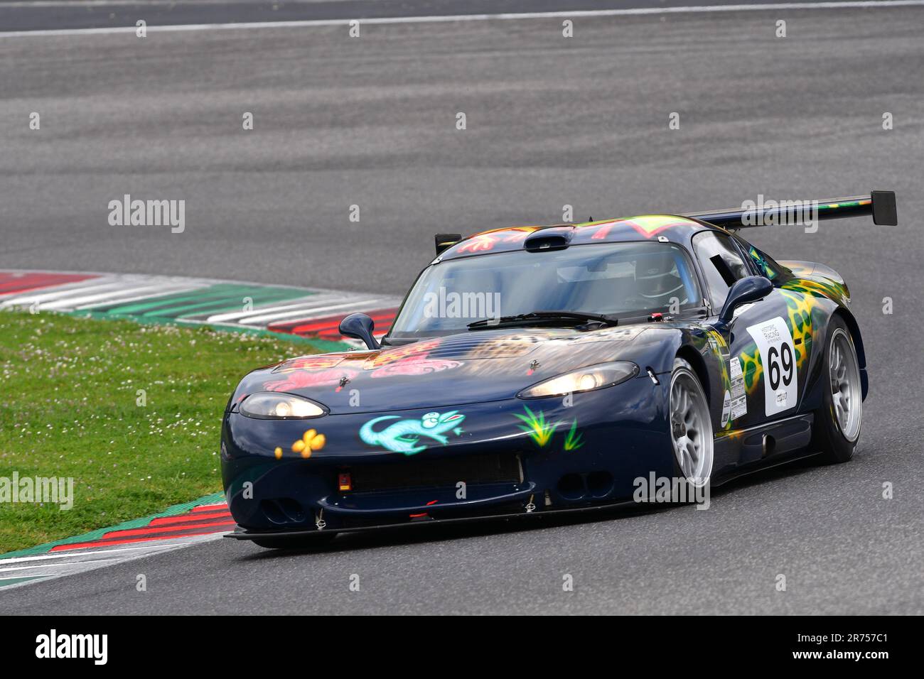 Scarperia, 2 April 2023: Chrisler Viper GTS-R GT1 in action during ...