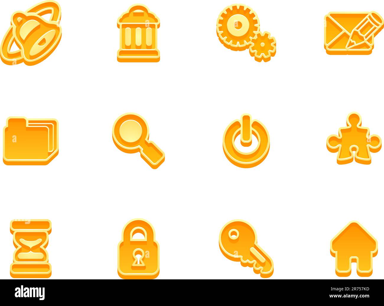 illustration of an internet icon set series Stock Vector Image & Art ...