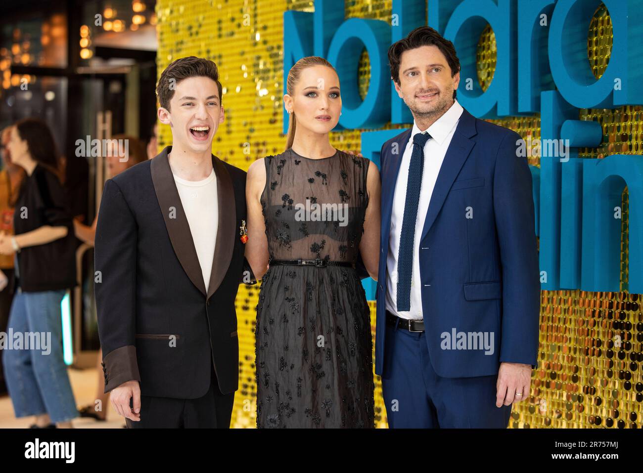 Andrew Barth Feldman, Jennifer Lawrence and writer/director Gene ...