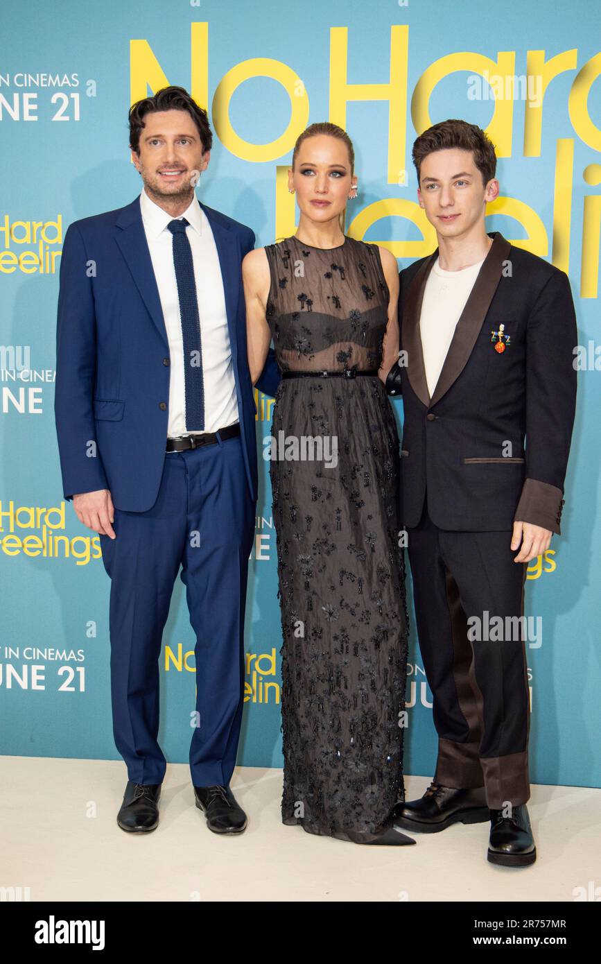Andrew Barth Feldman, Jennifer Lawrence and writer/director Gene ...