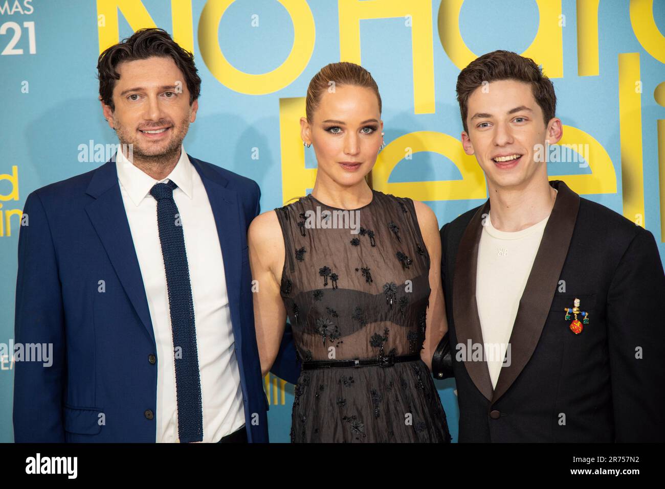 Andrew Barth Feldman, Jennifer Lawrence and writer/director Gene ...