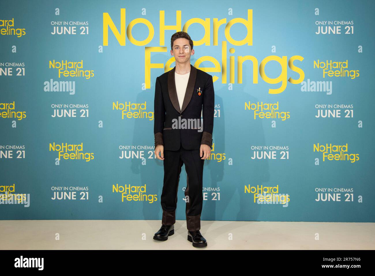 Andrew Barth Feldman poses for photographers upon arrival at the ...