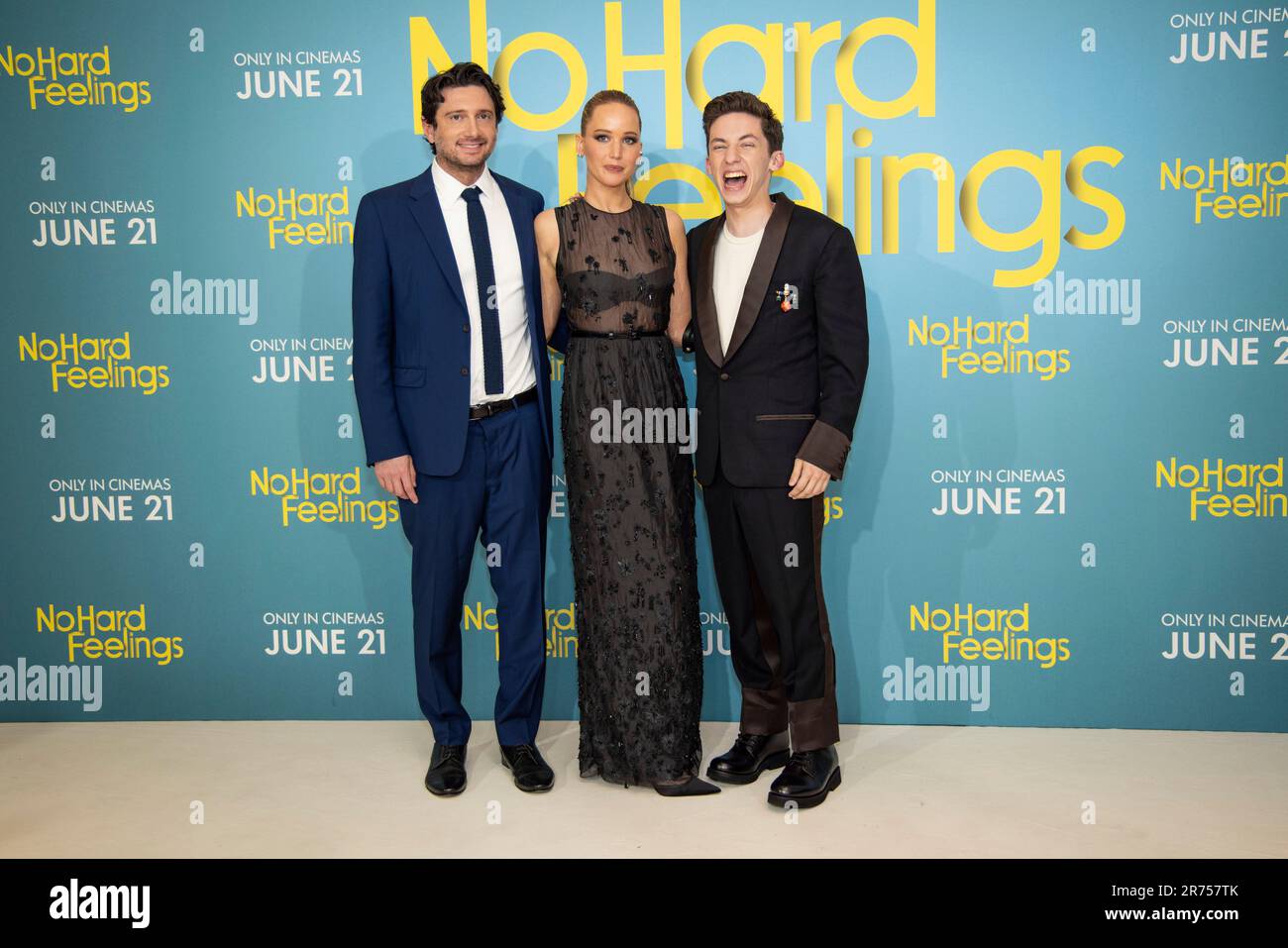 Andrew Barth Feldman, Jennifer Lawrence and writer/director Gene ...