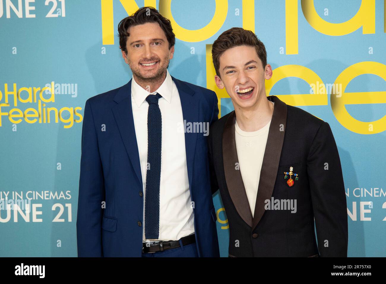 Gene Stupnitsky and Andrew Barth Feldman pose for photographers upon ...