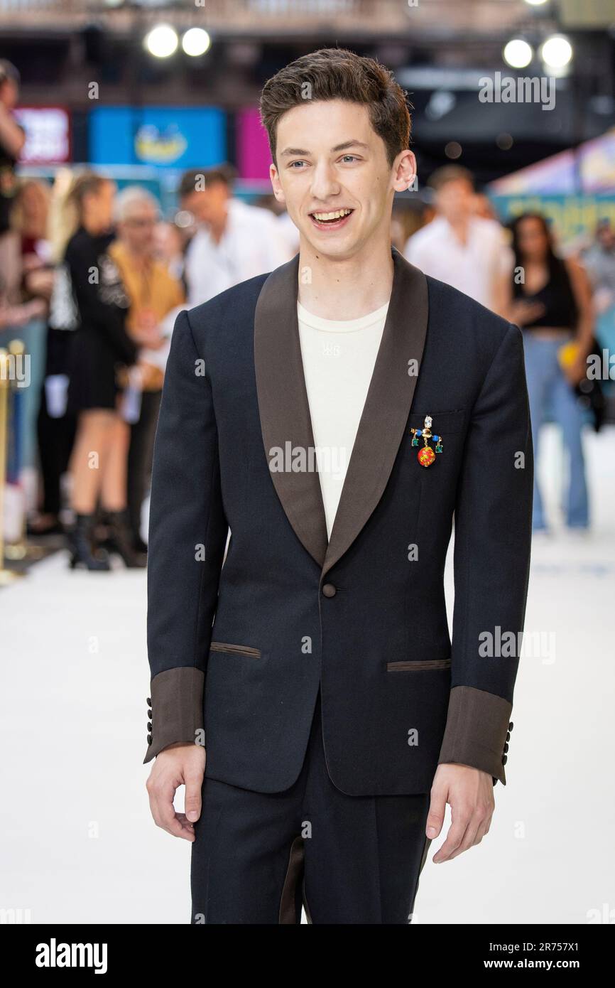 Andrew Barth Feldman poses for photographers upon arrival at the ...