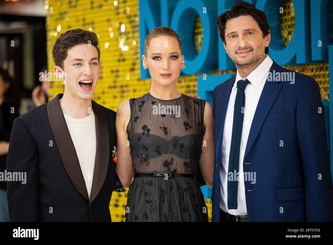 Andrew Barth Feldman, Jennifer Lawrence and writer/director Gene ...