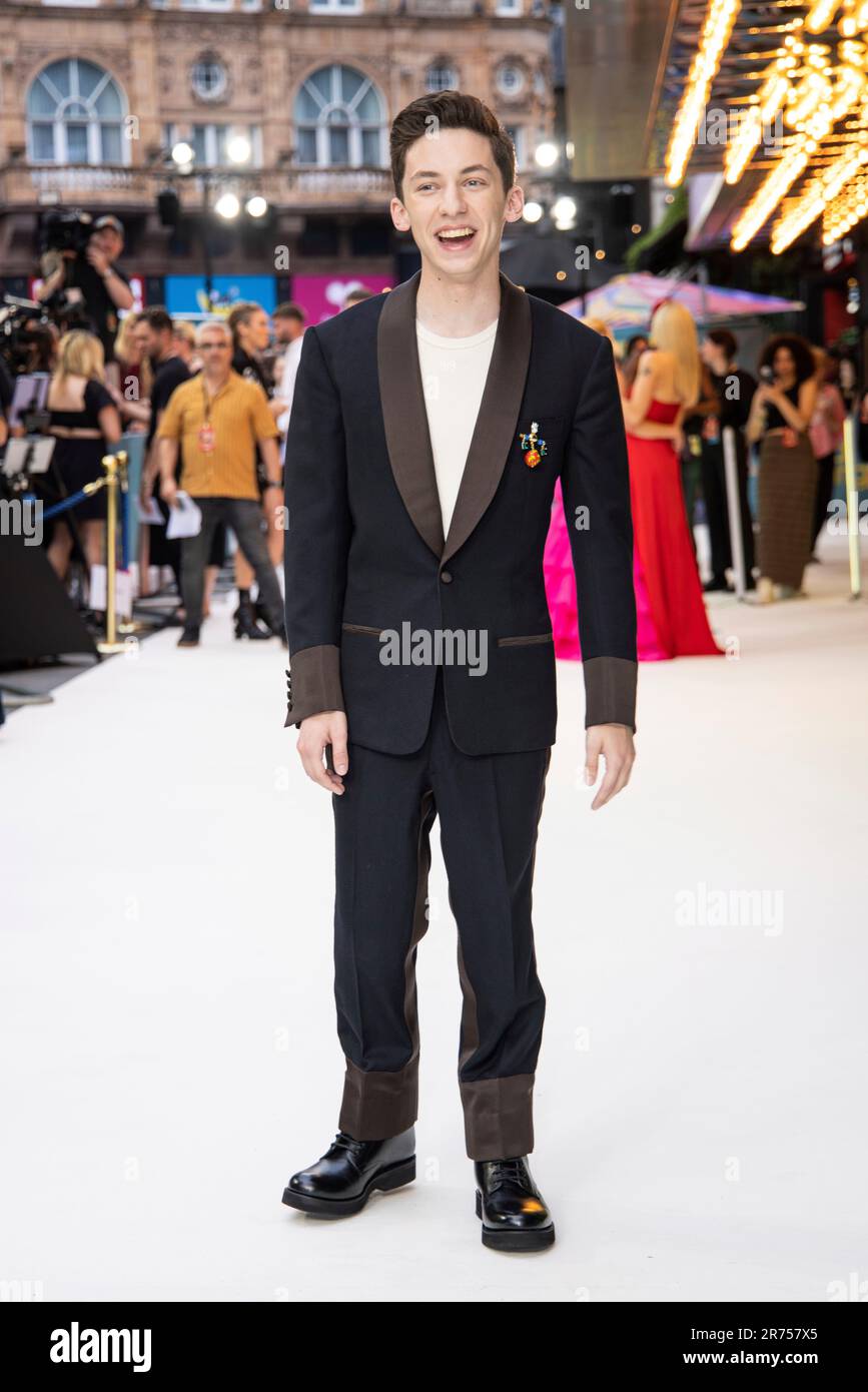 Andrew Barth Feldman poses for photographers upon arrival at the ...