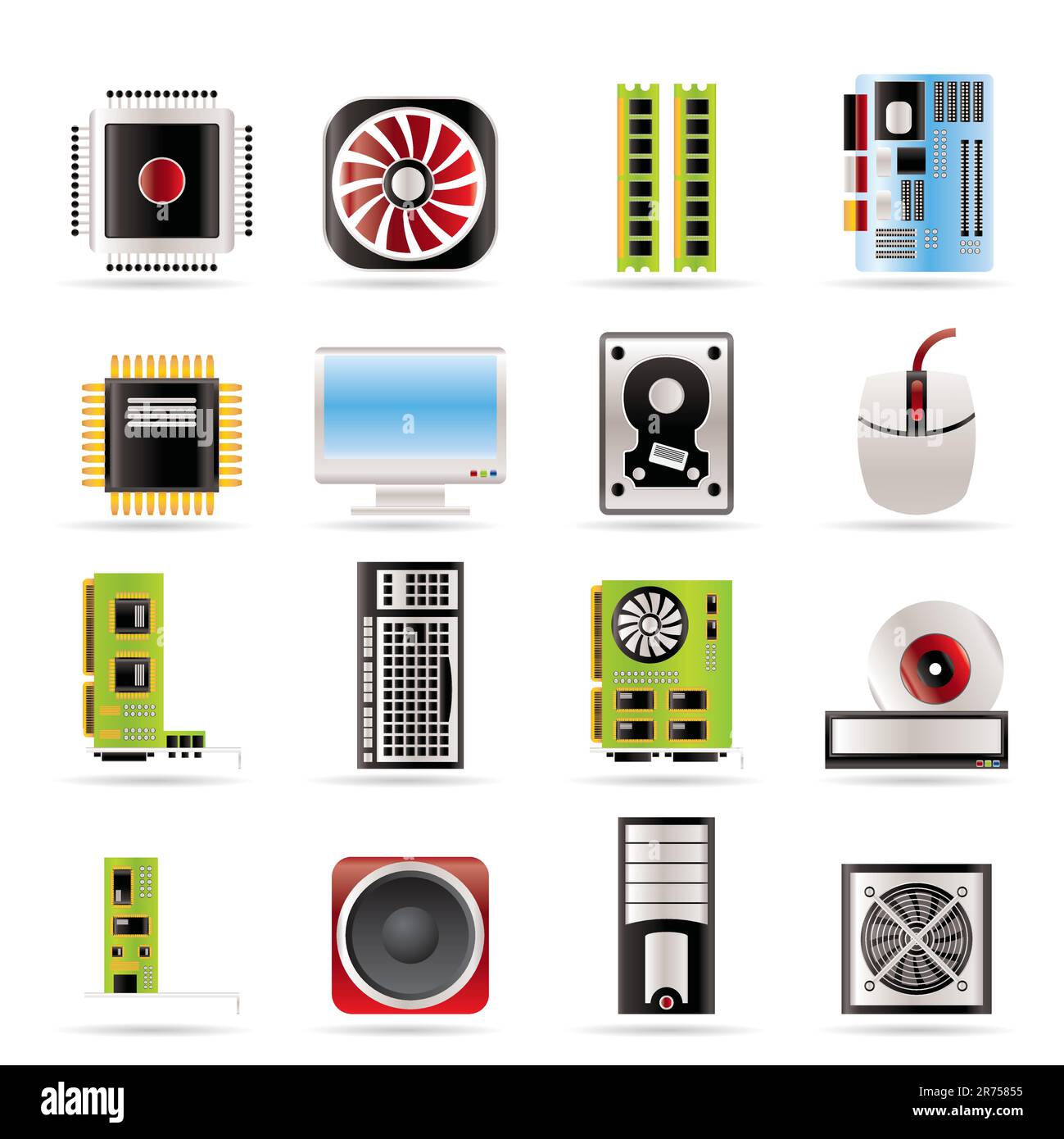 Keyboard icon vector presentation Stock Vector Images - Alamy