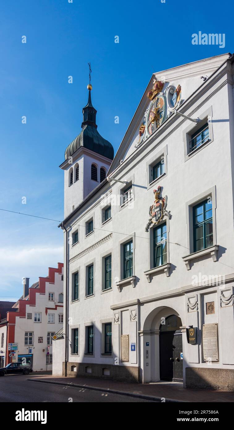 Donauwörth, house Deutschordenshaus of the Teutonic Order, Old Town in ...