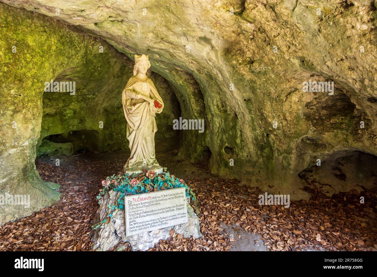 Gößweinstein, grotto Elisabethengrotte in Franconian Switzerland ...