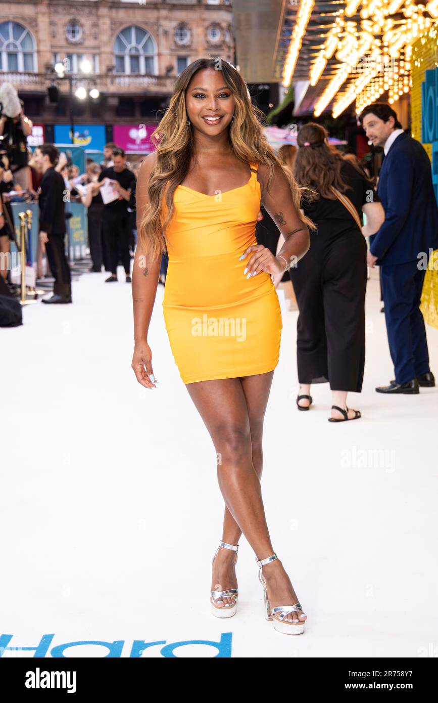 Samira Mighty poses for photographers upon arrival at the premiere of ...
