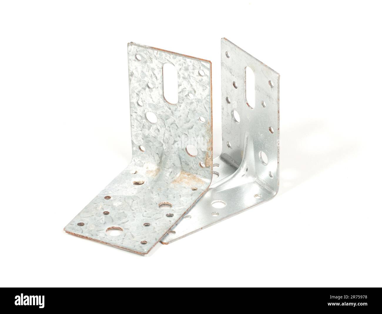 Angle metal profiles, isolated on white background Stock Photo - Alamy