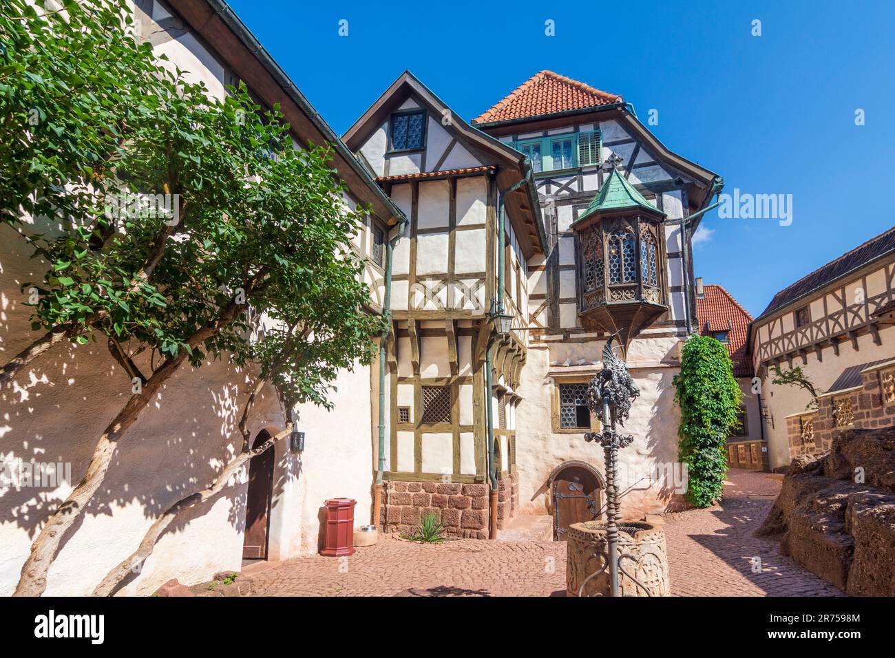 Eisenach, Wartburg Castle, 1. courtyard, Nürnberger Erker (Nuremberg ...