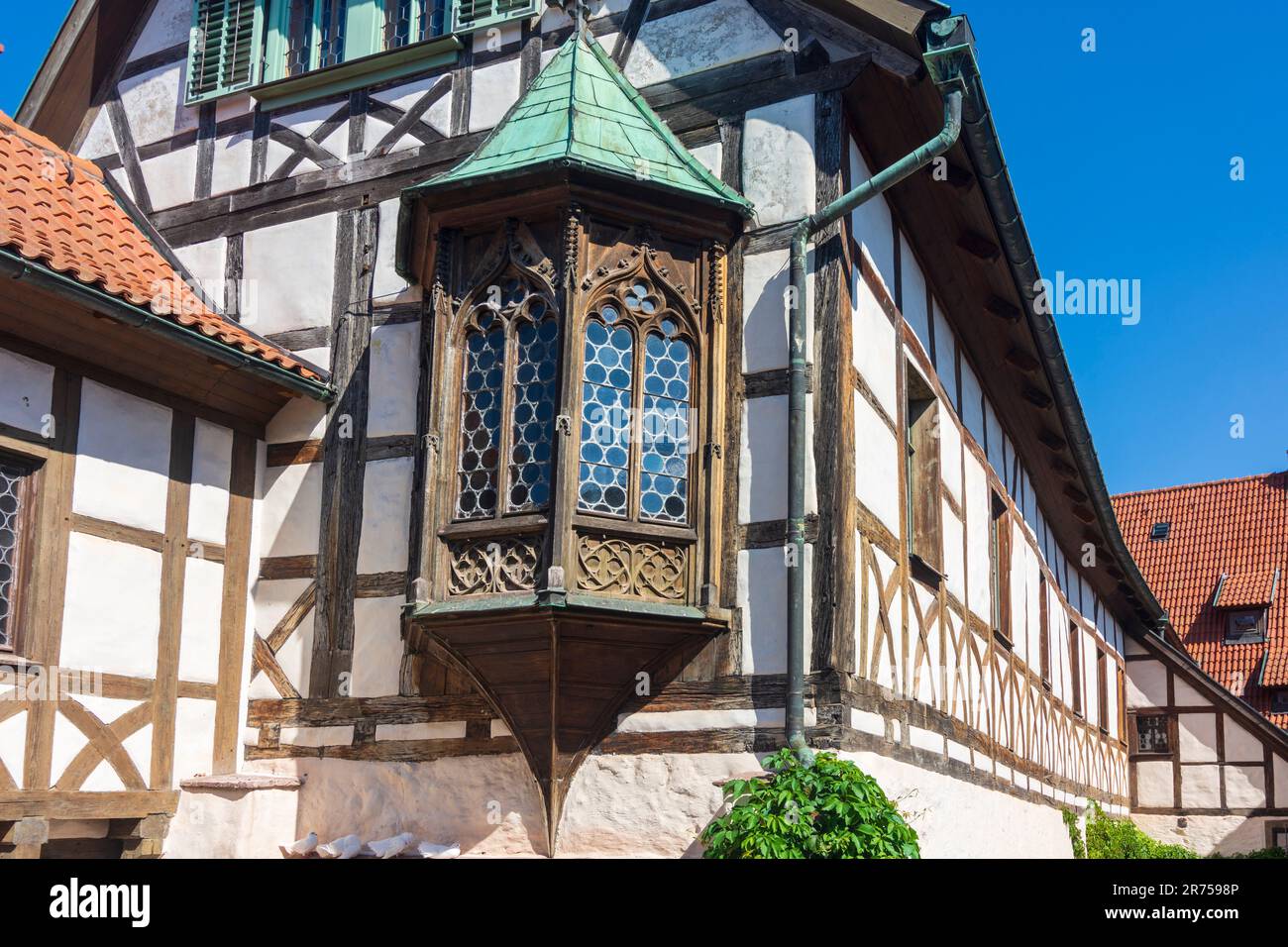 Eisenach, Wartburg Castle, 1. courtyard, Nürnberger Erker (Nuremberg ...
