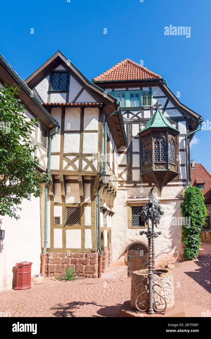 Eisenach, Wartburg Castle, 1. courtyard, Nürnberger Erker (Nuremberg ...