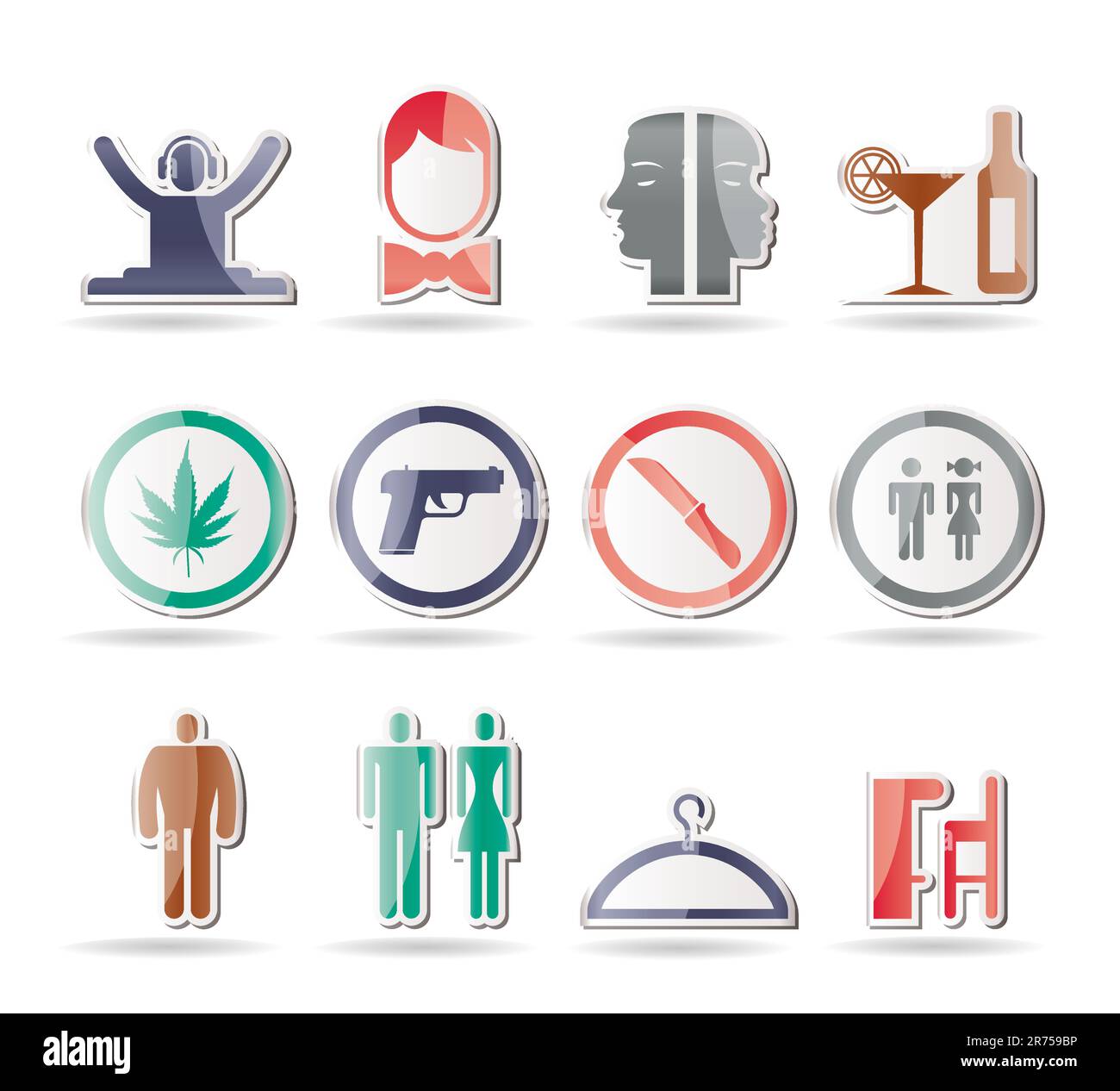 Club toilet Stock Vector Images - Alamy