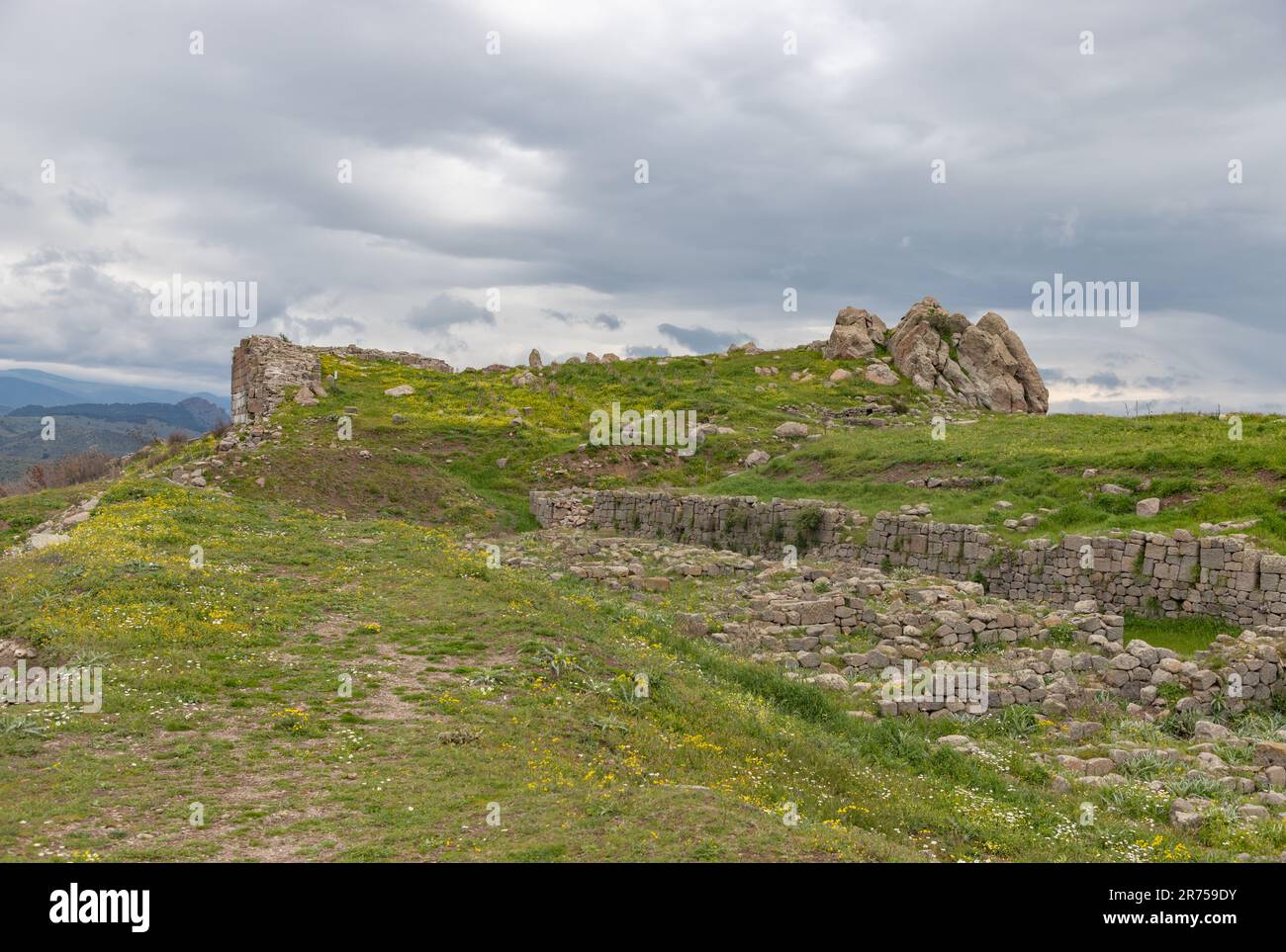 A picture of the Arsenal at the Pergamon Ancient City Stock Photo - Alamy