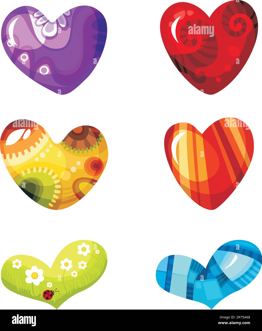 Modern heart hi-res stock photography and images - Alamy