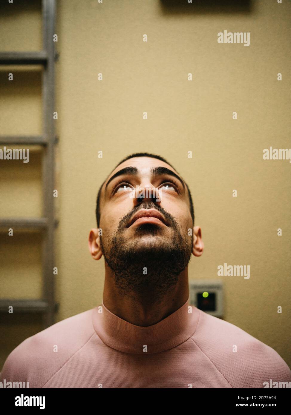 Pink haired man hi-res stock photography and images - Alamy