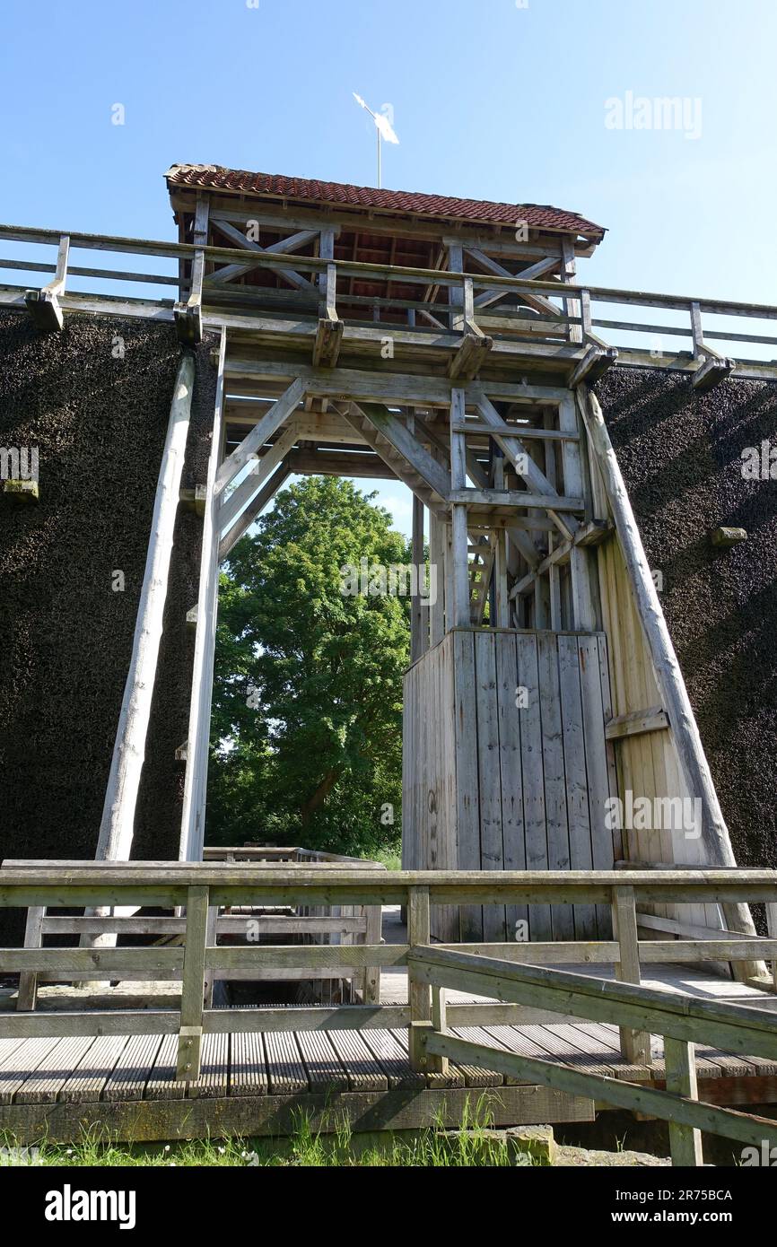 graduation tower, Germany, North Rhine-Westphalia, Salzkotten Stock ...