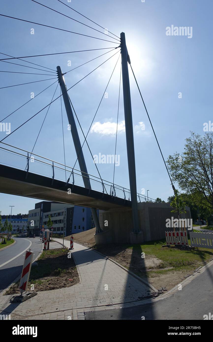 Pedestrian cycleway bridge hi-res stock photography and images - Alamy