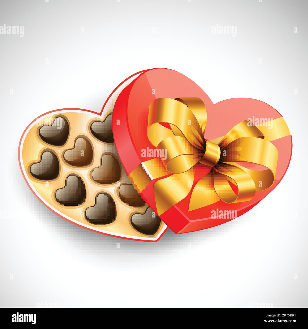 Box of chocolates Stock Vector Images - Alamy
