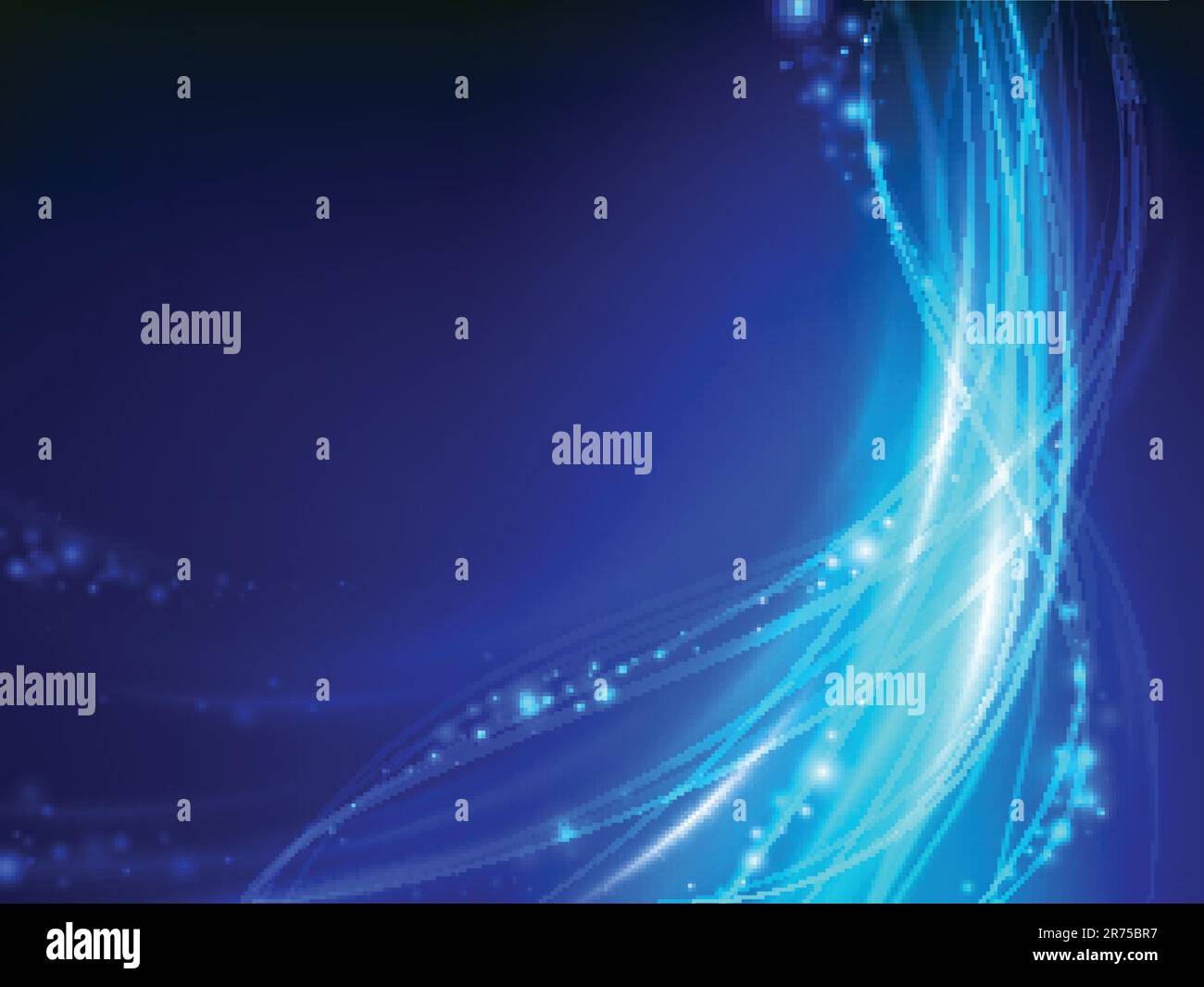Abstract blue glowing Stock Vector Images - Alamy