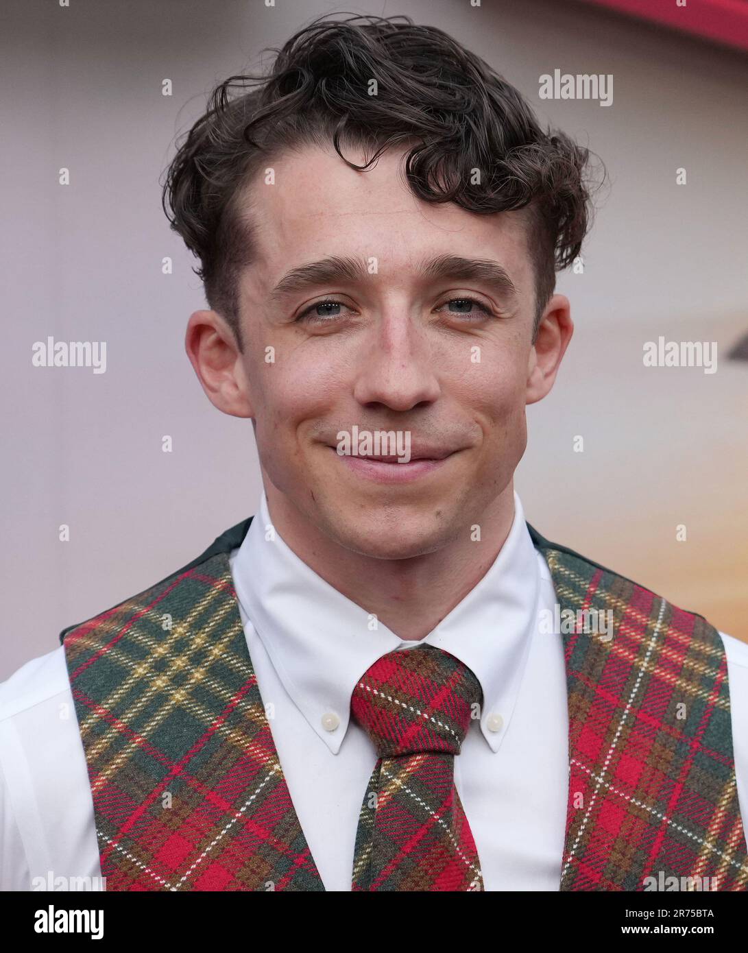 Los Angeles, USA. 12th June, 2023. Edward Wade arrives at the Warner ...