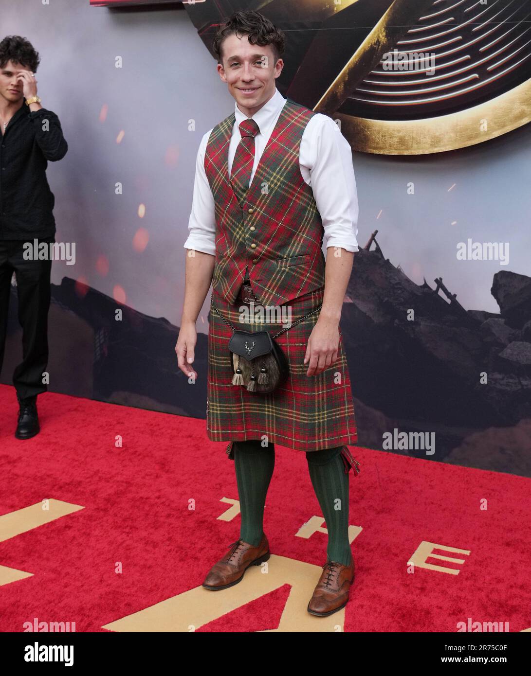 Los Angeles, USA. 12th June, 2023. Edward Wade arrives at the Warner ...