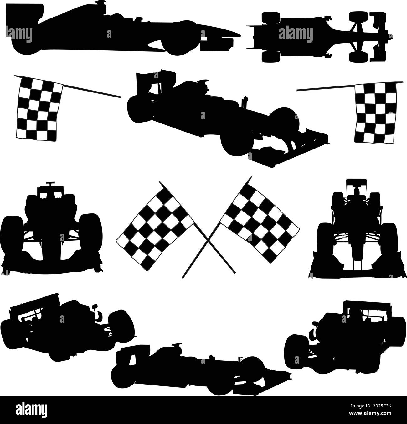 formula cars - vector Stock Vector Image & Art - Alamy