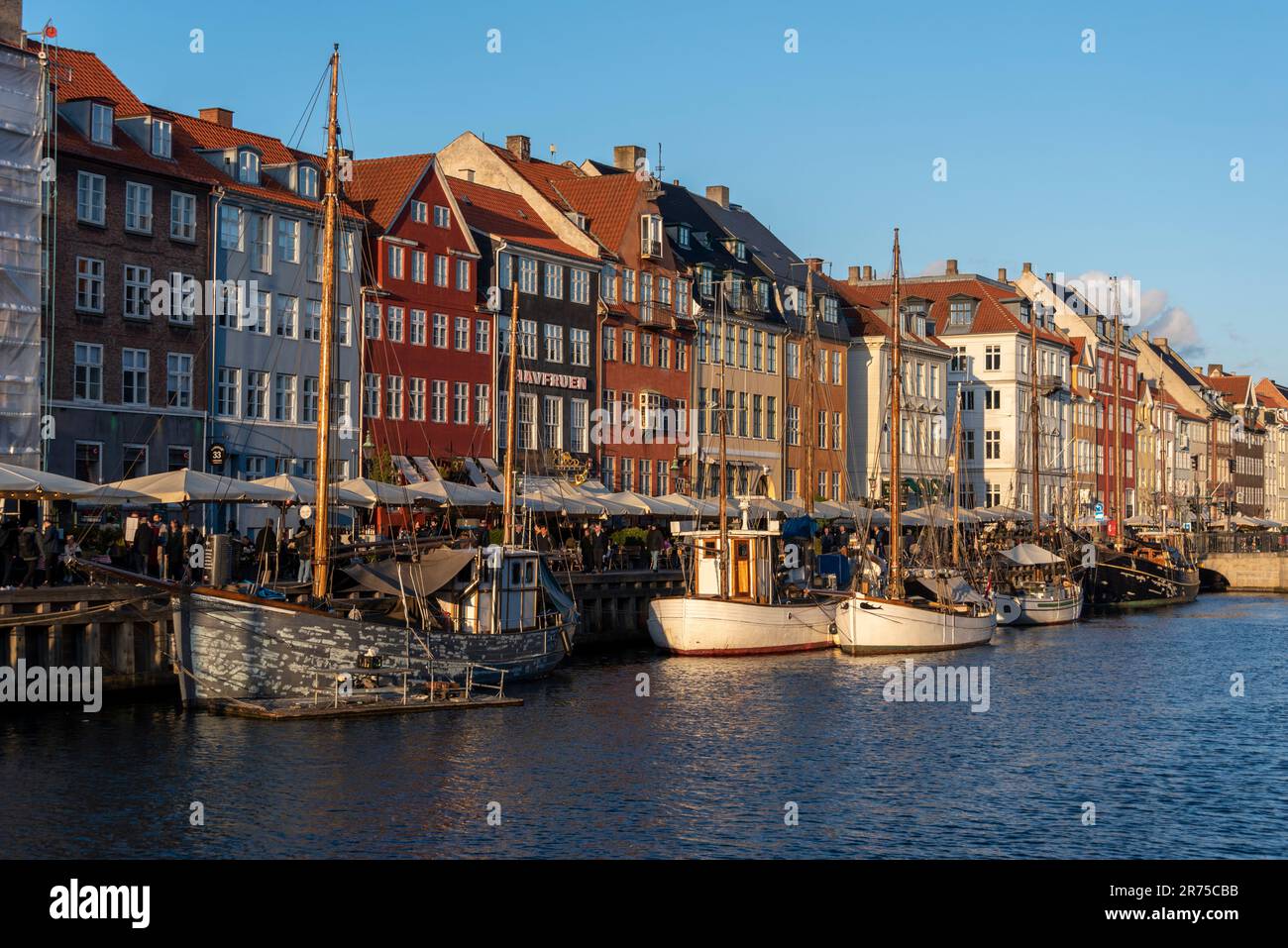 Nyhavn with colorful houses, is considered the most important sight in ...