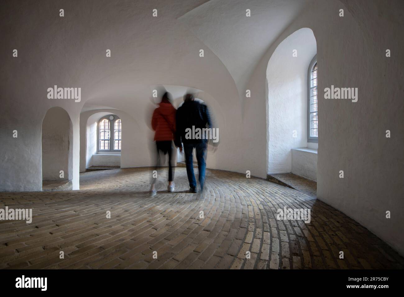 Round Tower, Rundetaarn, famous landmark in Copenhagen, Denmark Stock ...