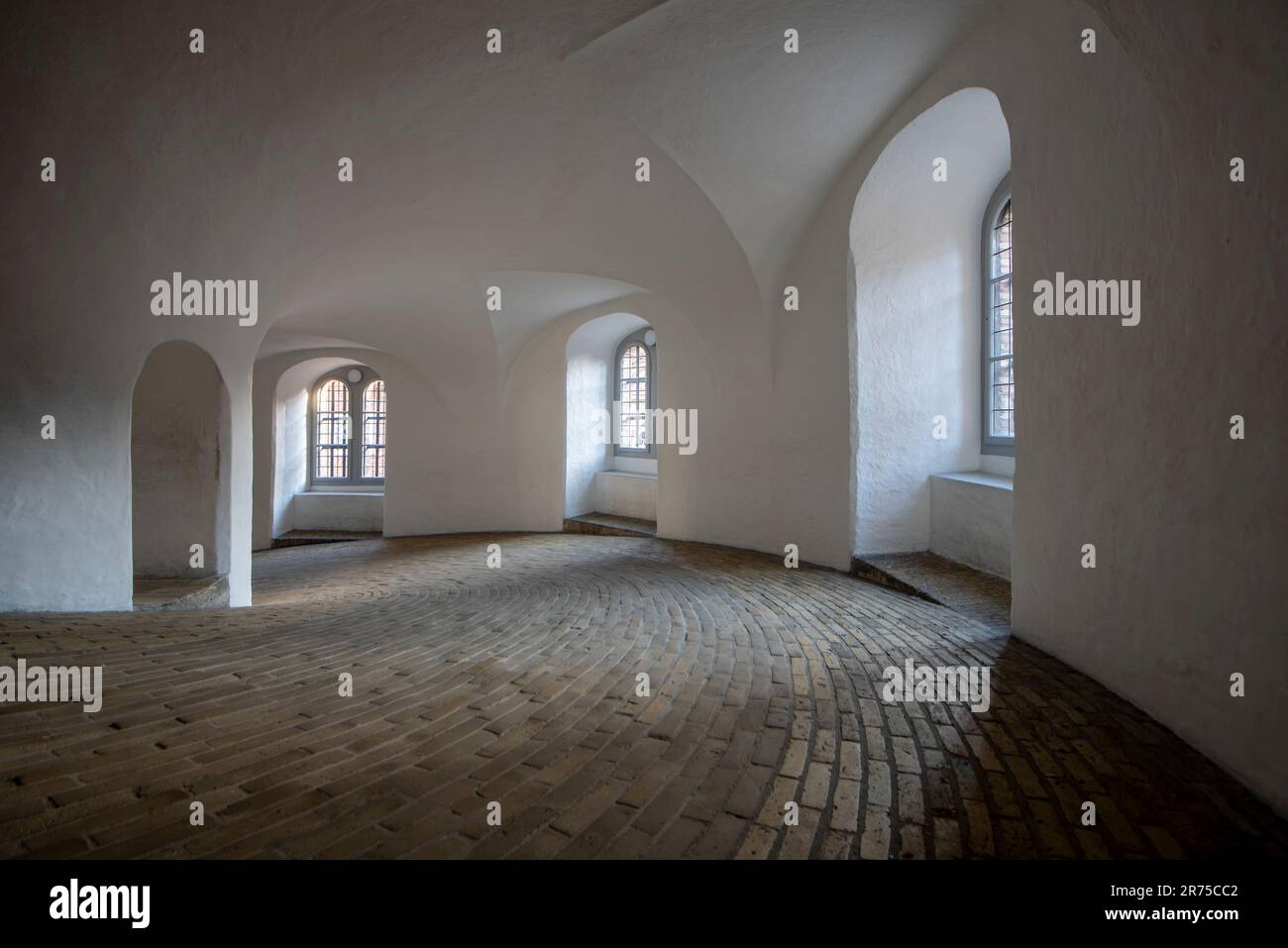Round Tower, Rundetaarn, famous landmark in Copenhagen, Denmark Stock ...