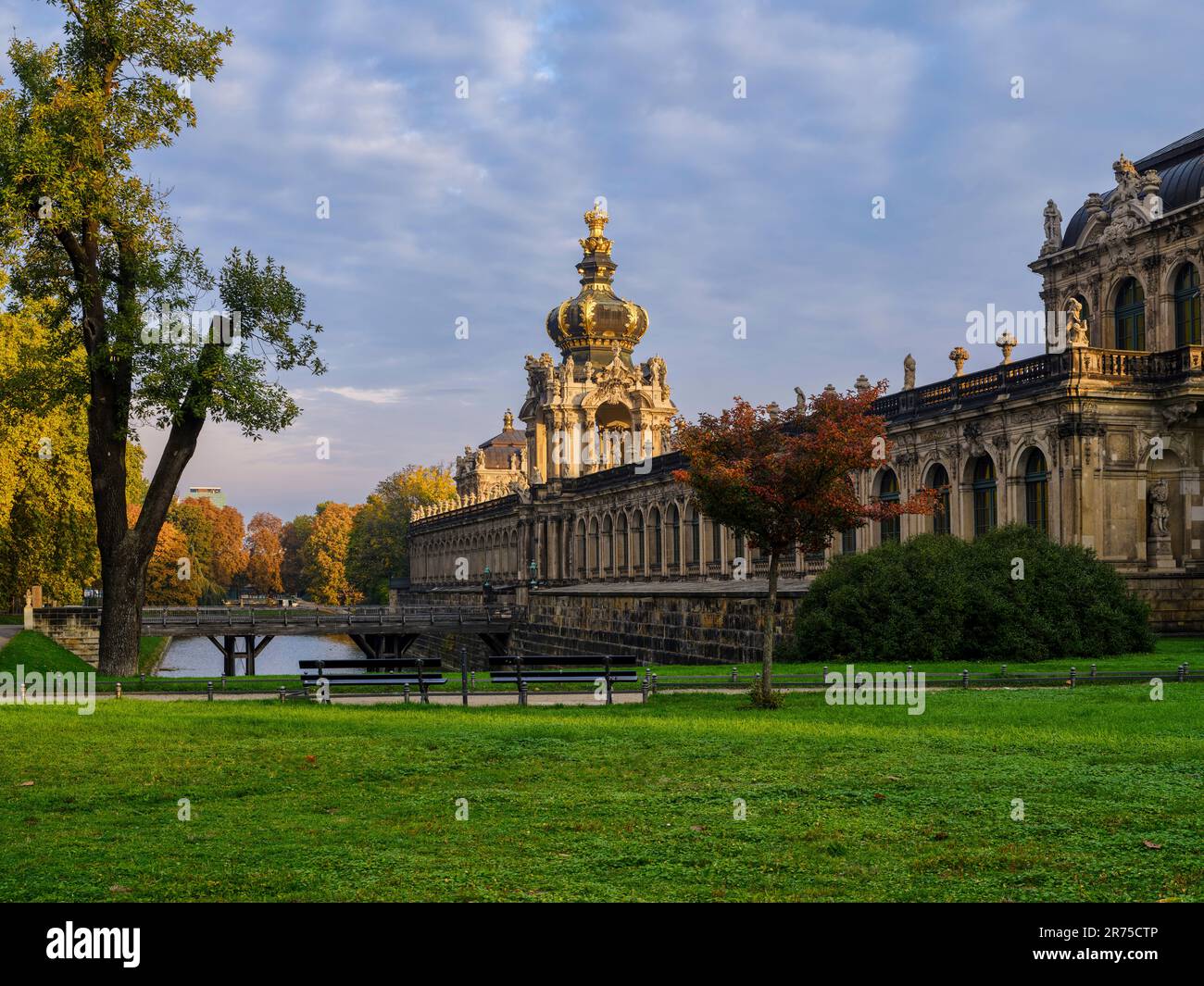 Crown Gate at the Dresden Zwinger Stock Photo - Alamy