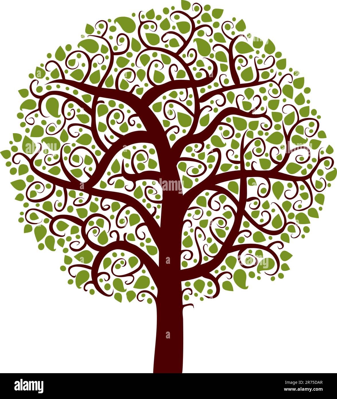 Tree, vector nature symbol Stock Vector Image & Art - Alamy