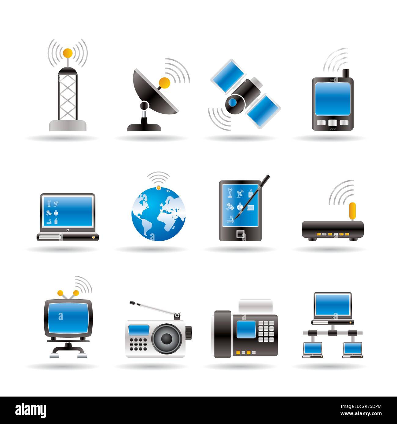 Industrial aerial Stock Vector Images - Alamy