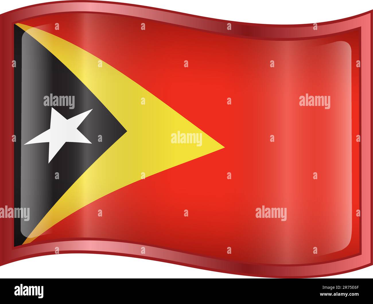 Isolated east timor flag Stock Vector Images - Alamy
