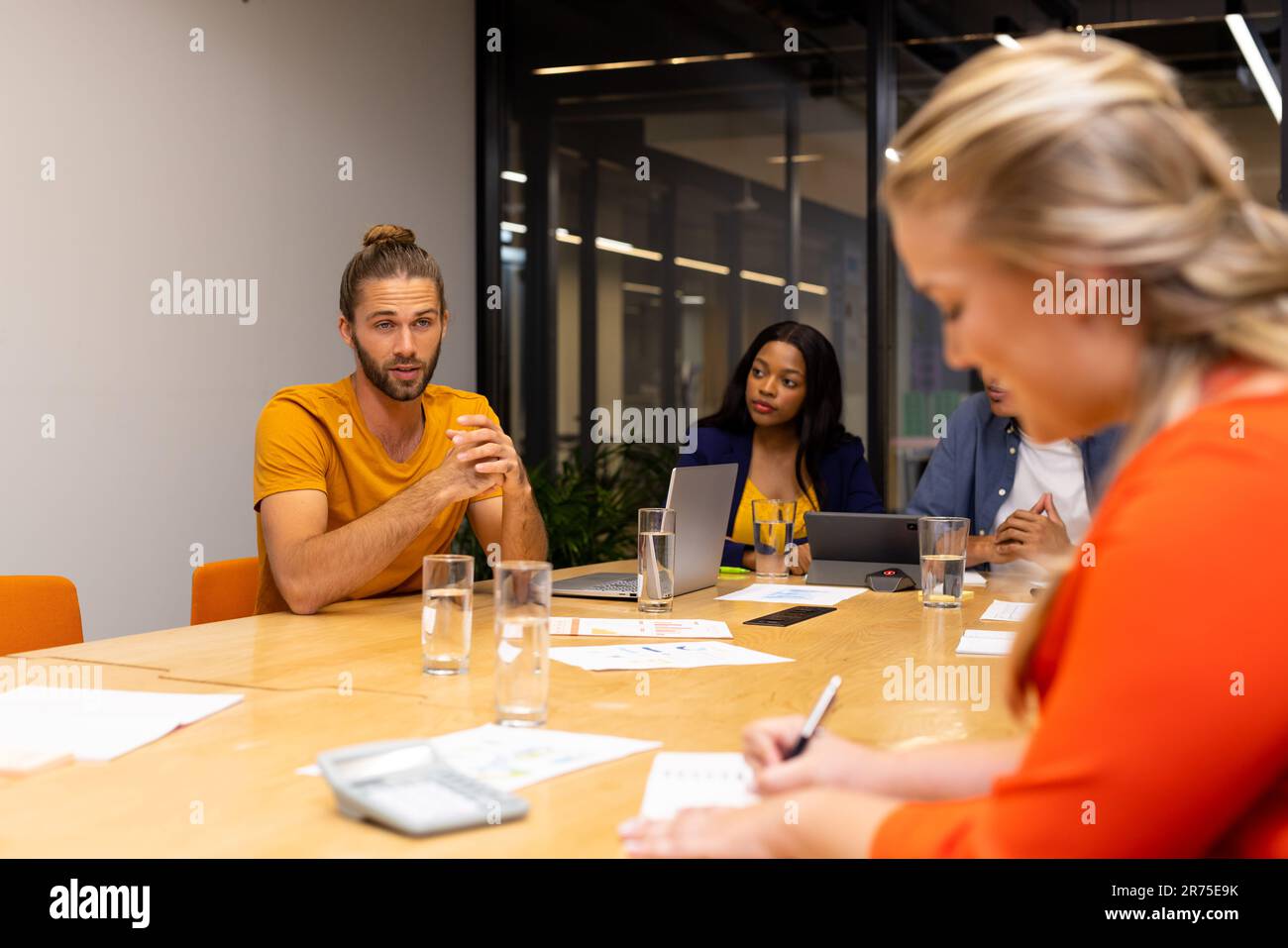 Diverse business team taking hi-res stock photography and images - Alamy