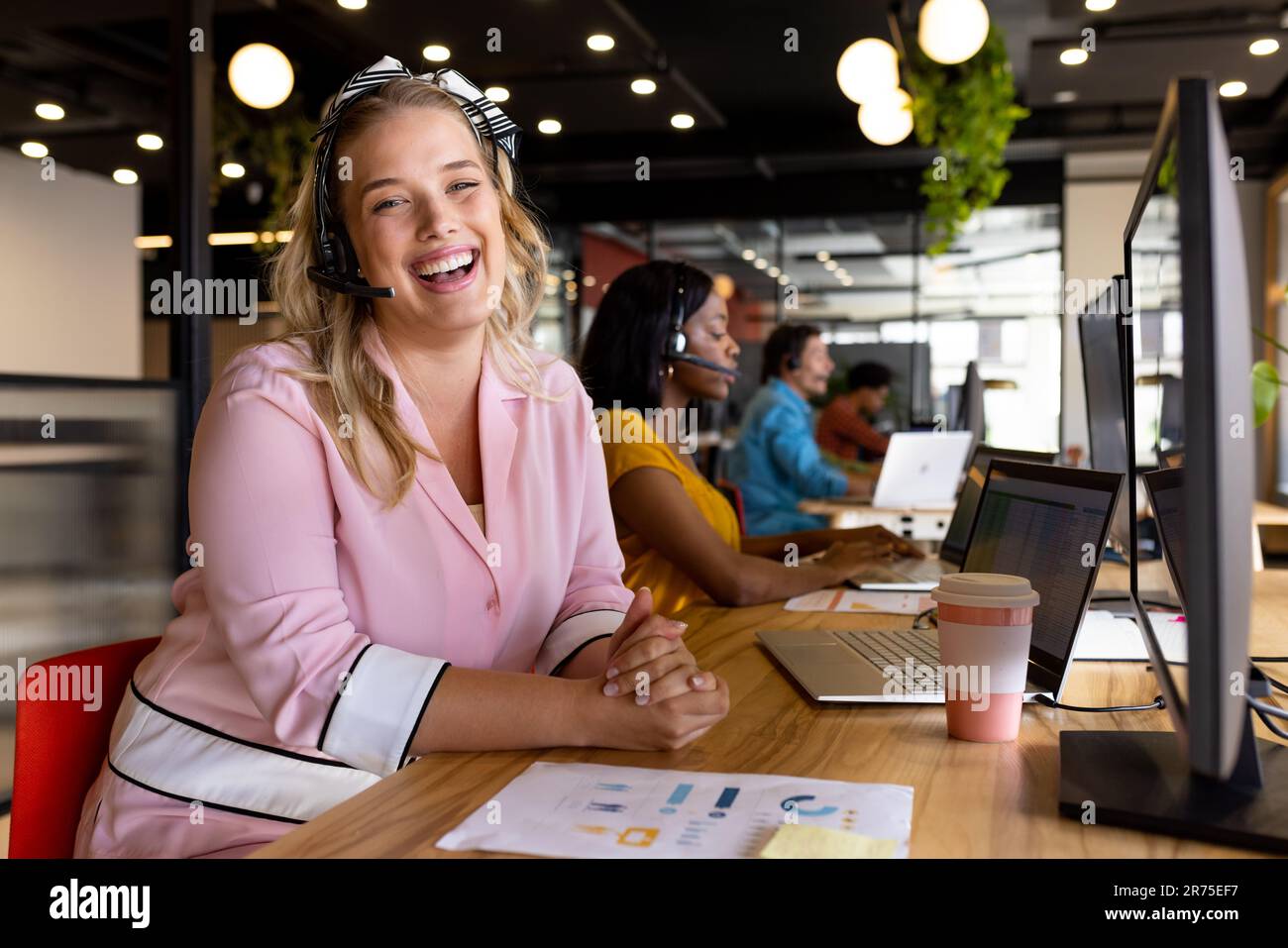 Creative business people working computers hi-res stock photography and ...