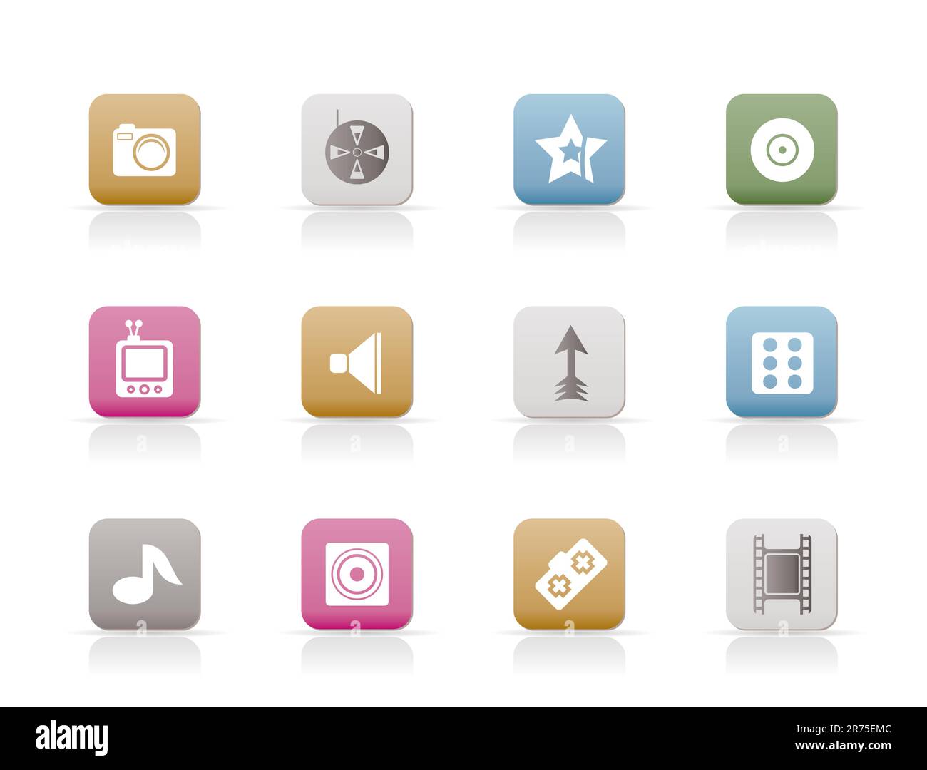 Entertainment Icons - Vector Icon Set Stock Vector Image & Art - Alamy
