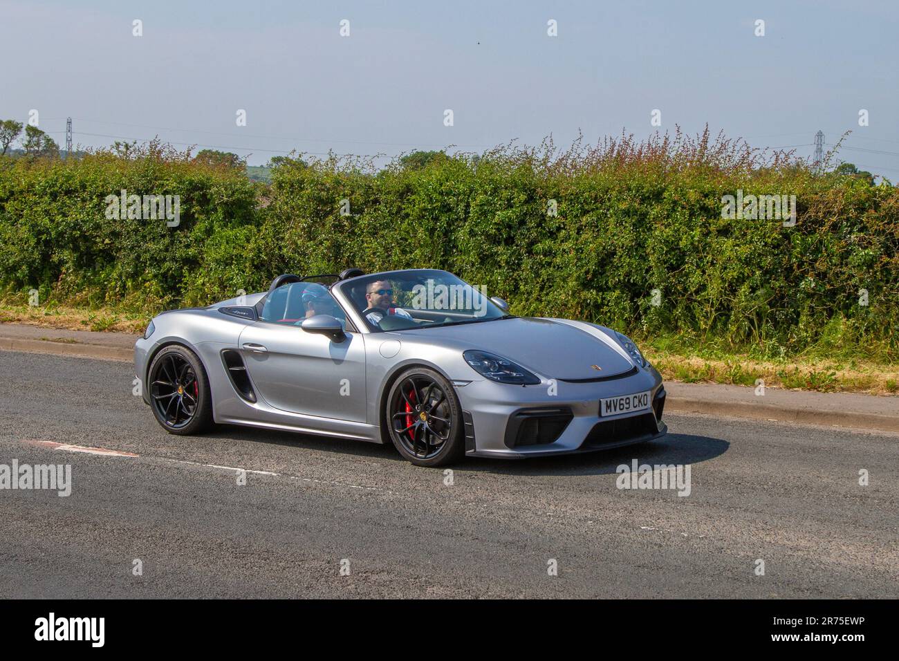 2019 Silver Porsche 718 Spyder T 420 Start/Stop Silver Cabrio Roadster ...