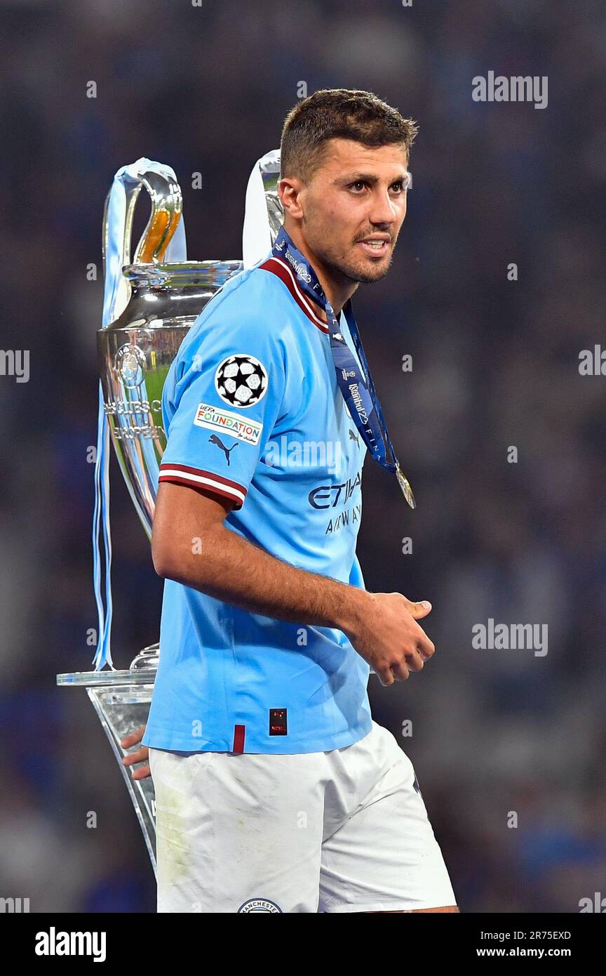 Istanbul, Turkey. 10th, June 2023. Rodri (16) of Manchester City seen ...